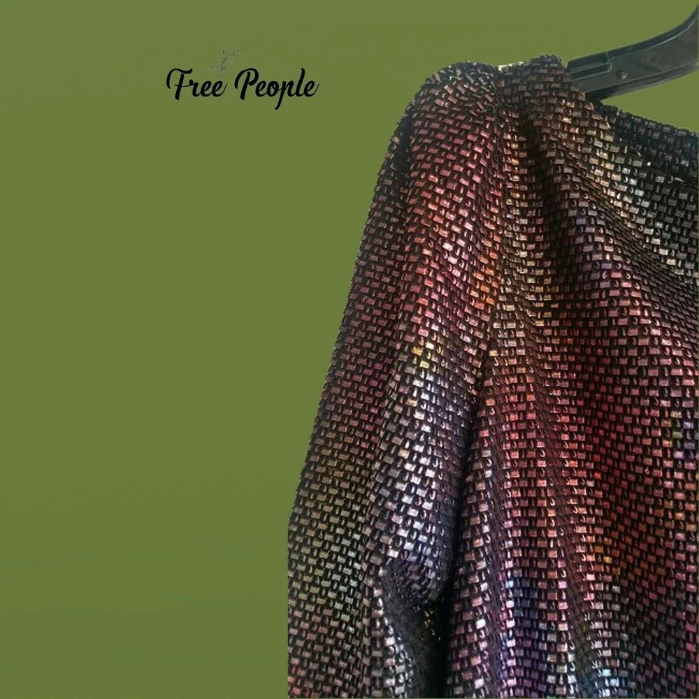 Free People | Dresses | Free People New Diamonds Are Forever Metallic ...